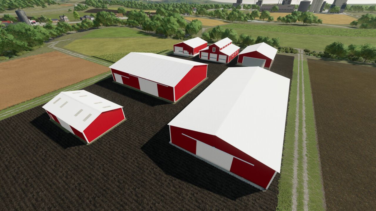 Michigan Shed Pack FS22 - KingMods