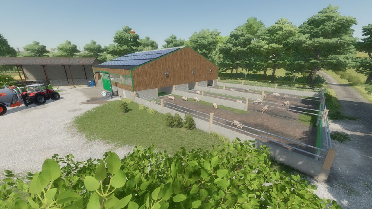 Modern Pigs Barn FS22 - KingMods
