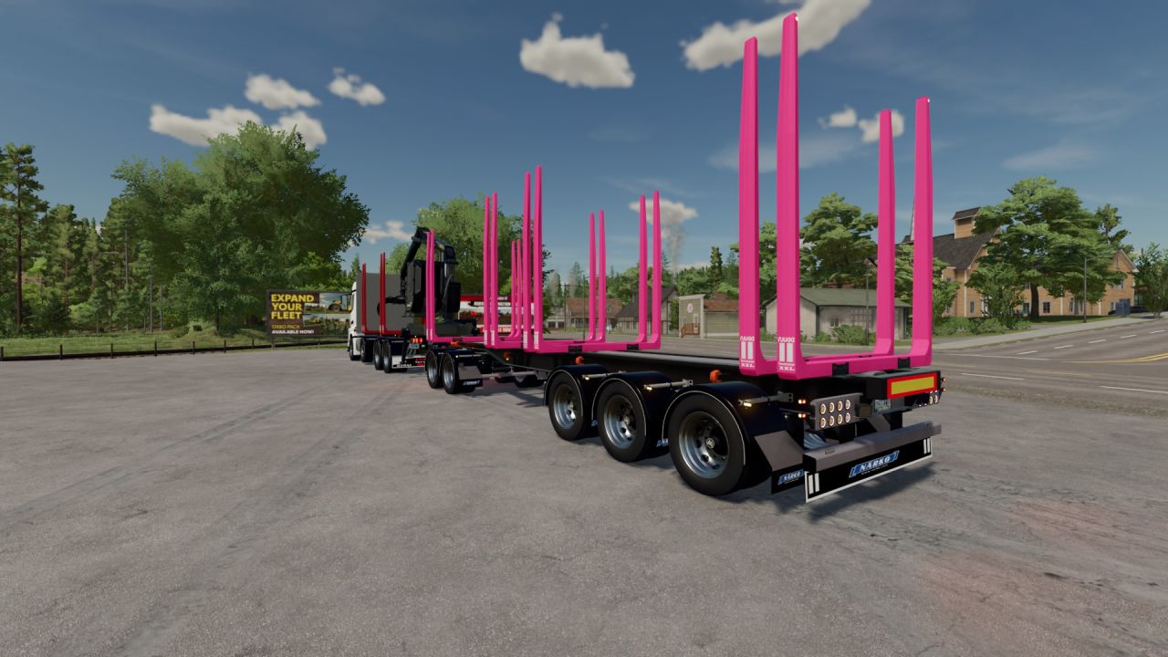 Närko Timber Trailer FS22 - KingMods