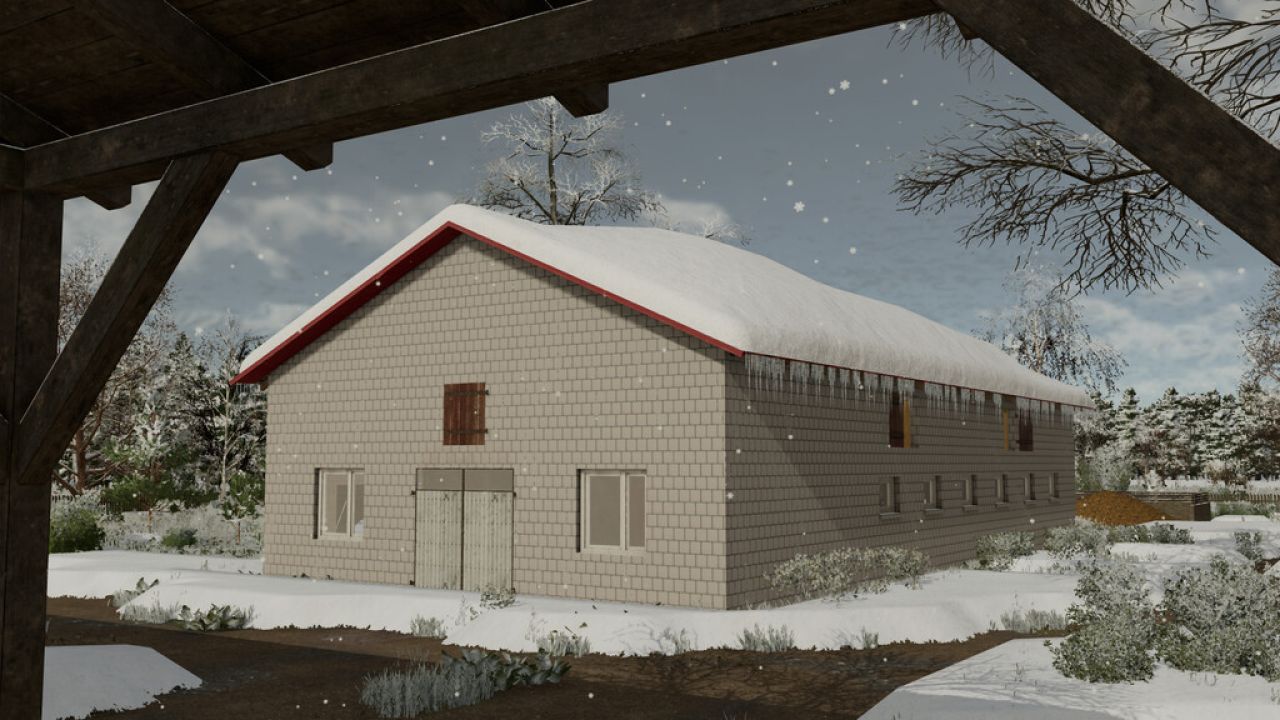New Cowshed For Cows FS22 - KingMods