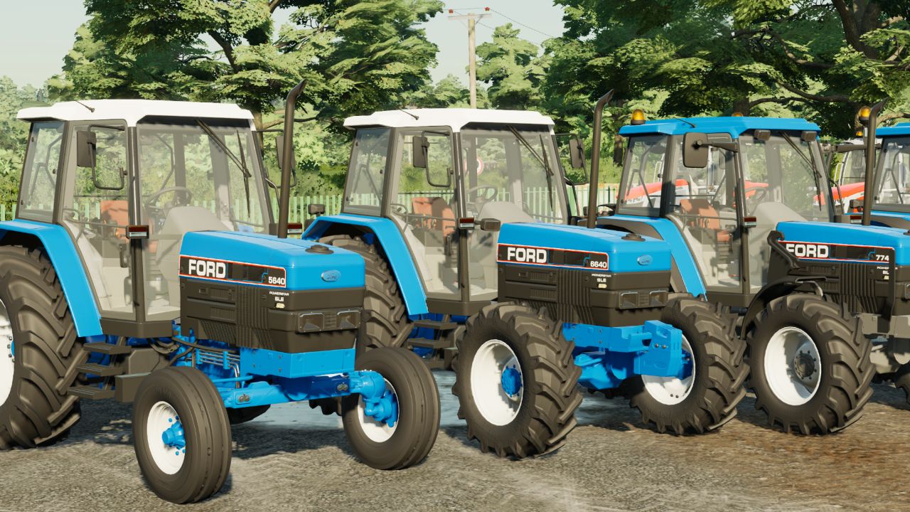 New Holland Ford 40 Series 4 Cylinder Pack FS22 - KingMods