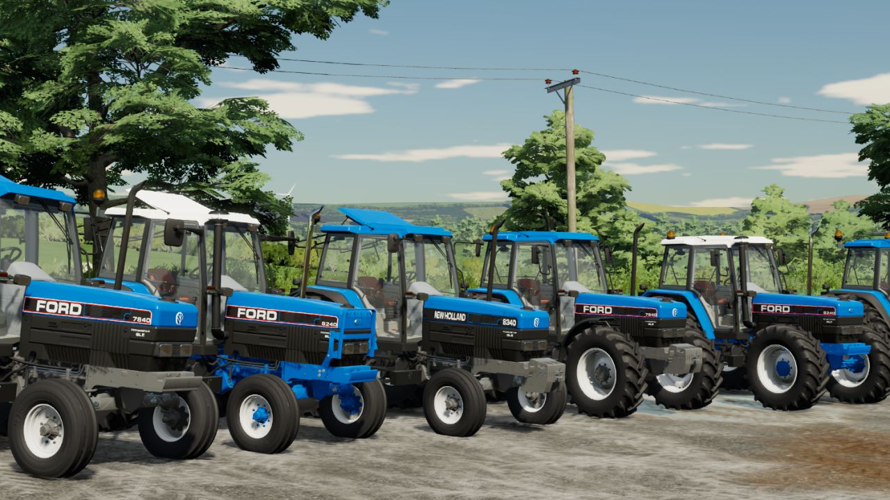 New Holland Ford 40 Series 6 Cylinder Pack FS22 - KingMods