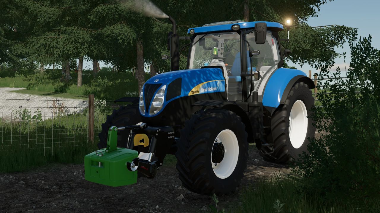 New Holland T6000 High Bonnet Series FS22 - KingMods
