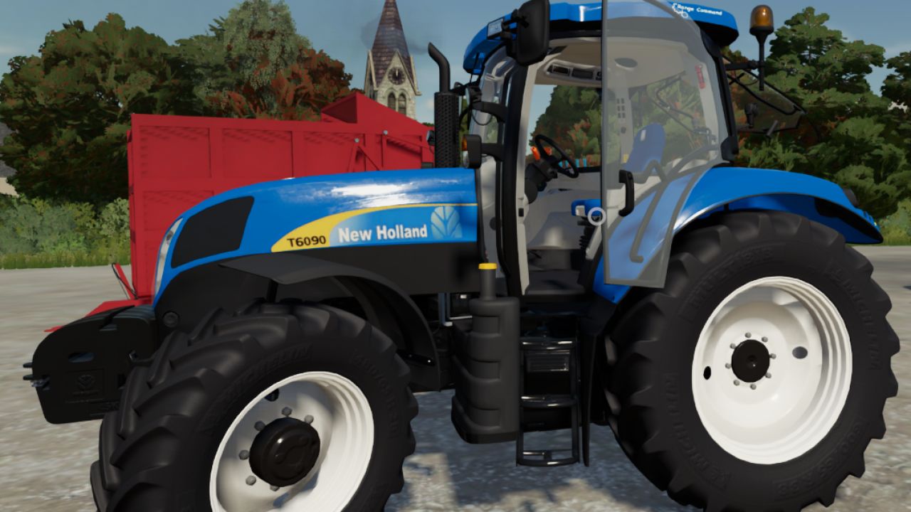 New Holland T6000 Series Large Body FS22 - KingMods