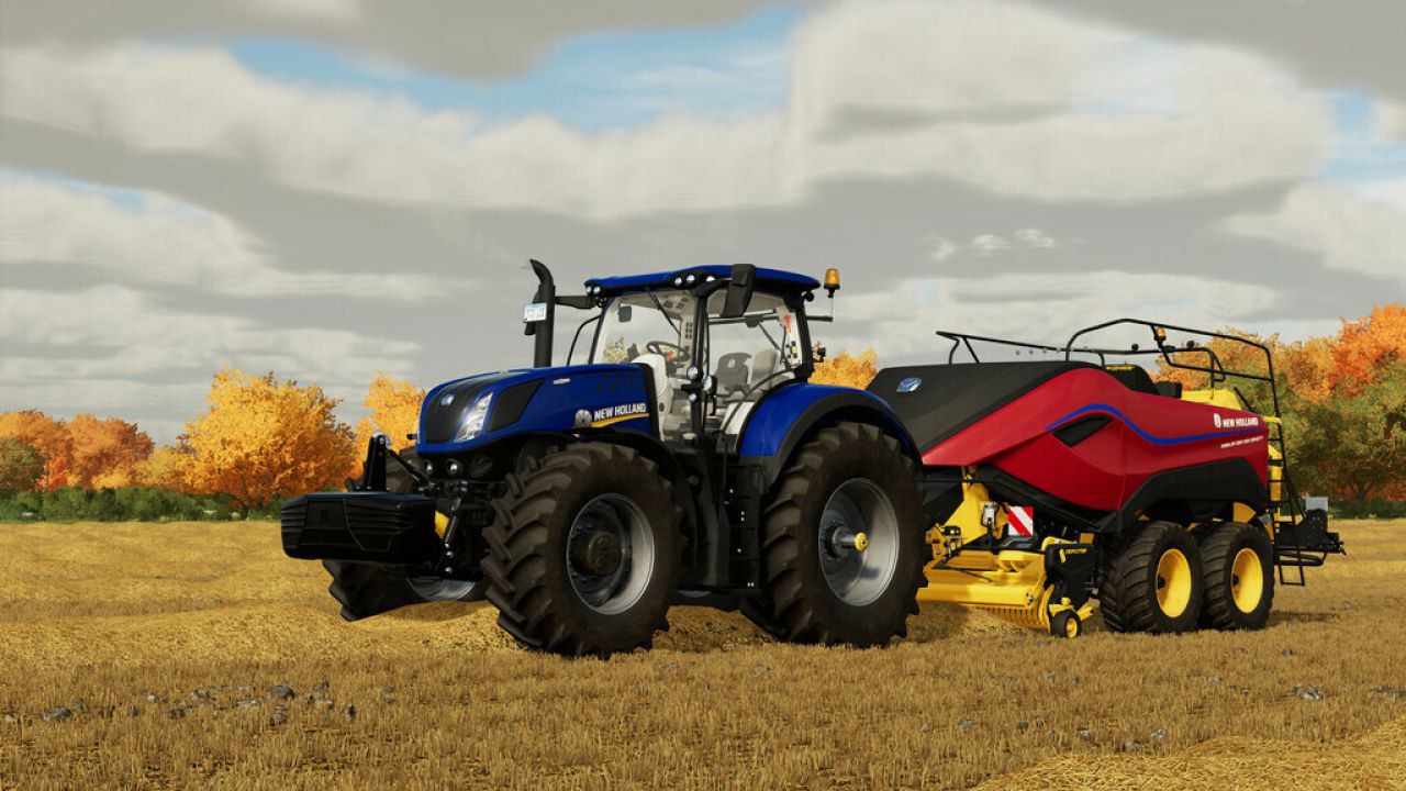 New Holland T7 HD Tier4F FS22 - KingMods