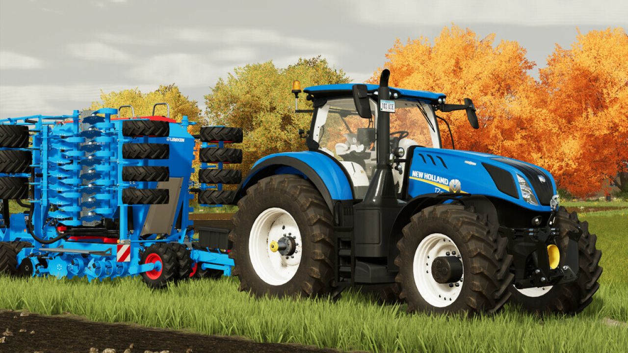 New Holland T7 HD Tier4F FS22 - KingMods