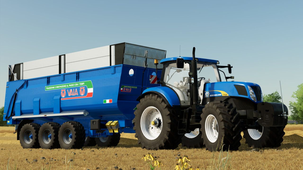 New Holland T7 Series Tier4A FS22 - KingMods