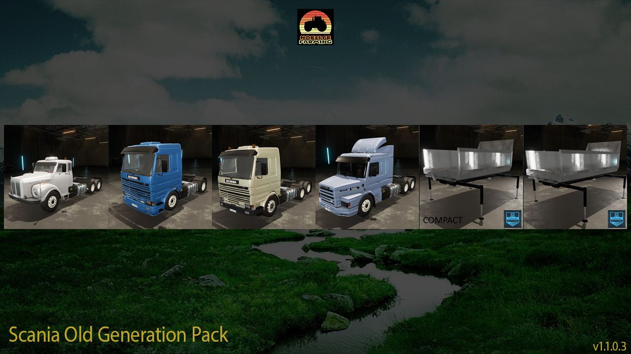 Old Generation Scania Pack FS22 - KingMods