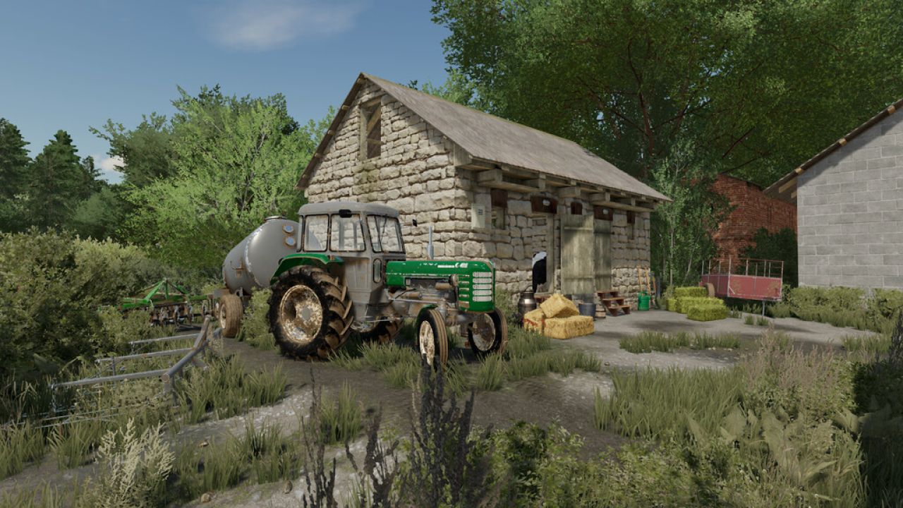 Old Stone Cowshed FS22 - KingMods
