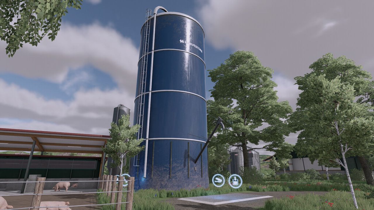 Pig Food Silo FS22 - KingMods