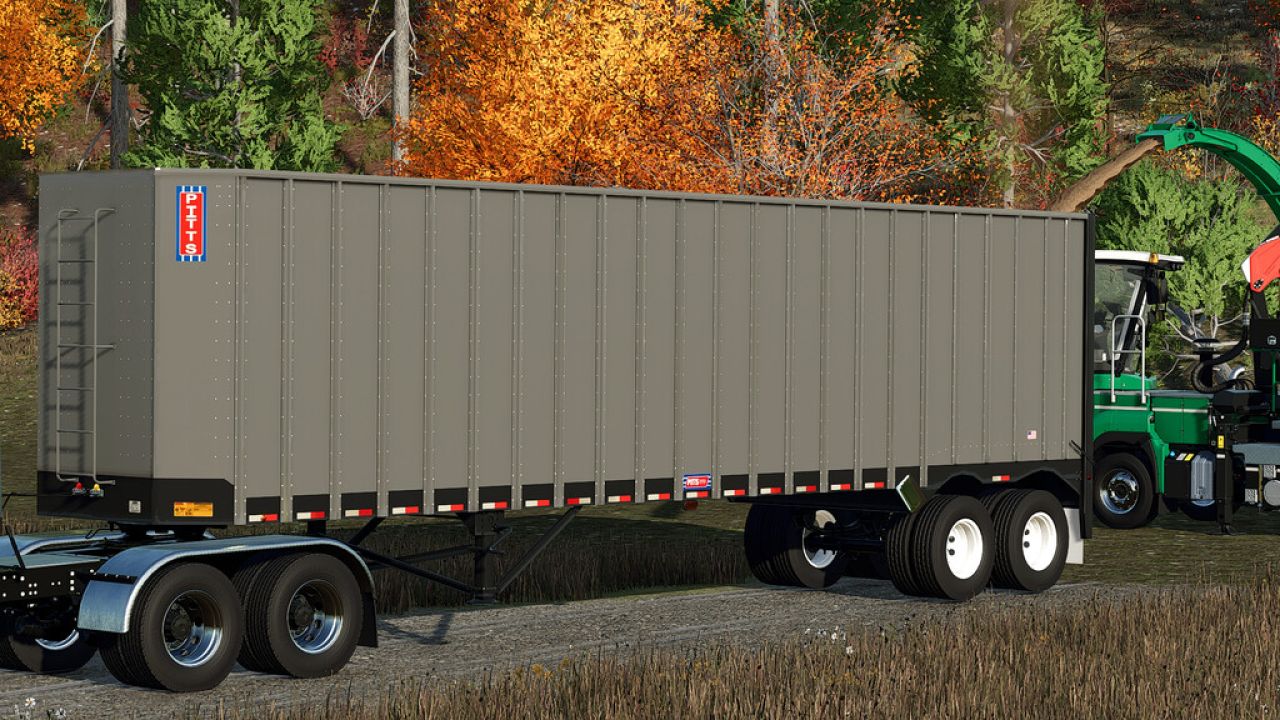 Pitts Chip Trailer FS22 - KingMods
