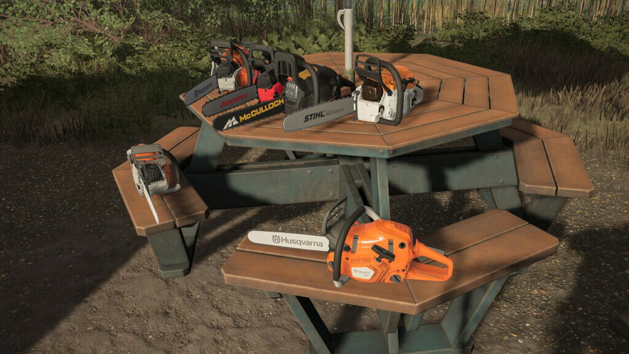 Motoseghe decorative posizionabili FS22 - KingMods