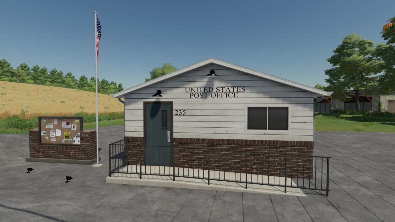 Placeable Post Office FS22 KingMods Placeable Post Office FS22 KingMods