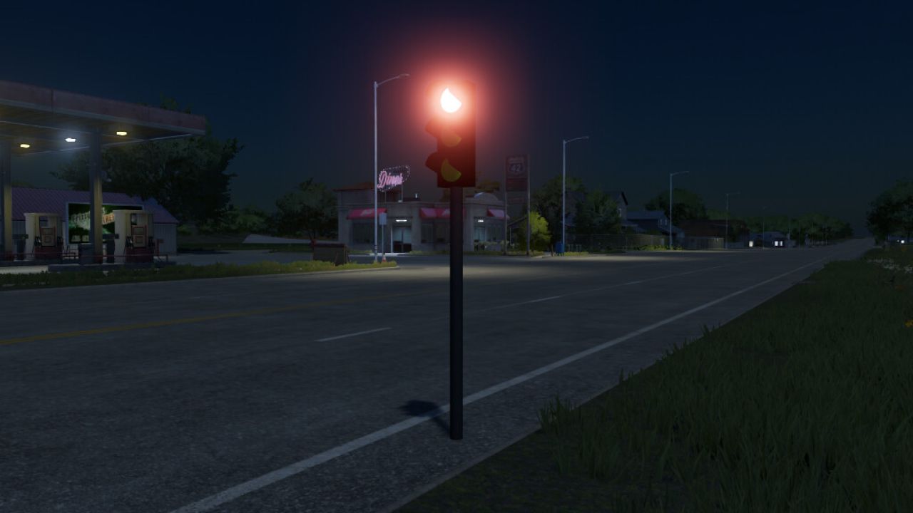 Platzierbare Ampel (funktionsfähig) LS22 - KingMods