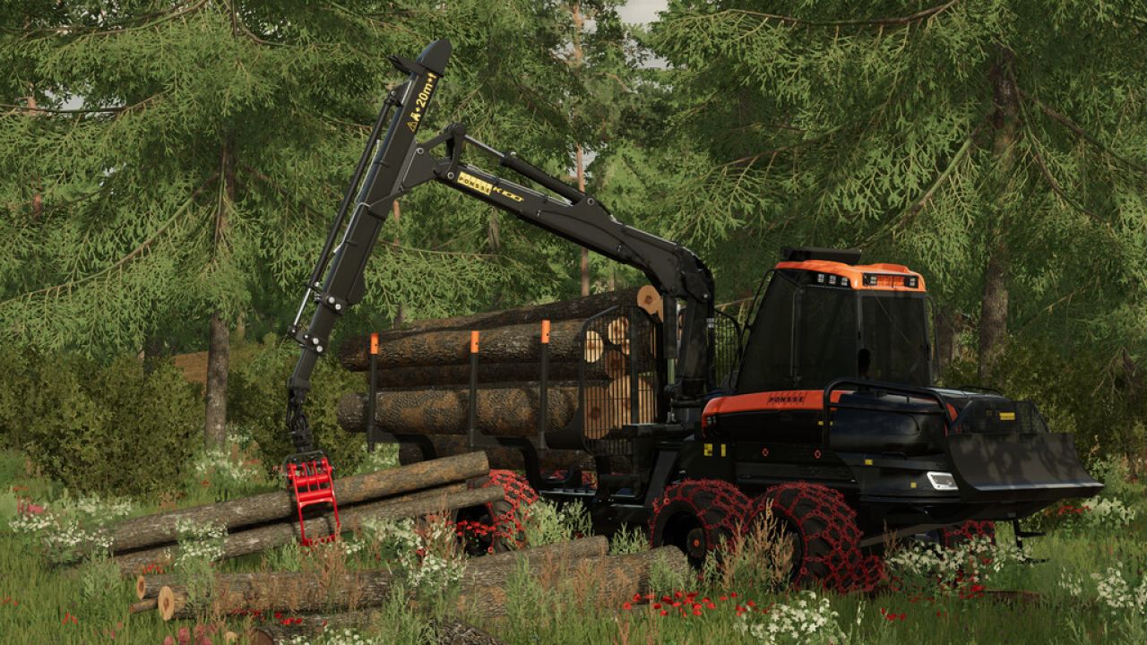 Ponsse Bison Active Frame Shuttle FS22 - KingMods