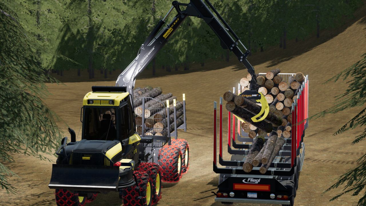 Ponsse Bison Active Frame Shuttle LS22 - KingMods