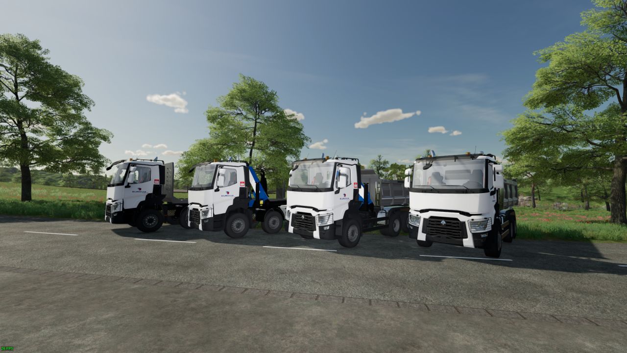 Renault C480 Travaux Publics Pack FS22 - KingMods