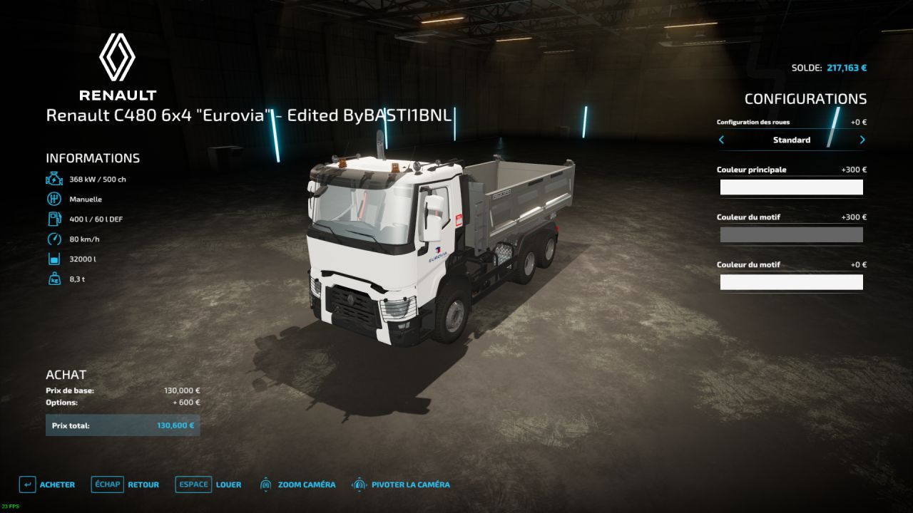 Renault C480 Travaux Publics Pack FS22 - KingMods
