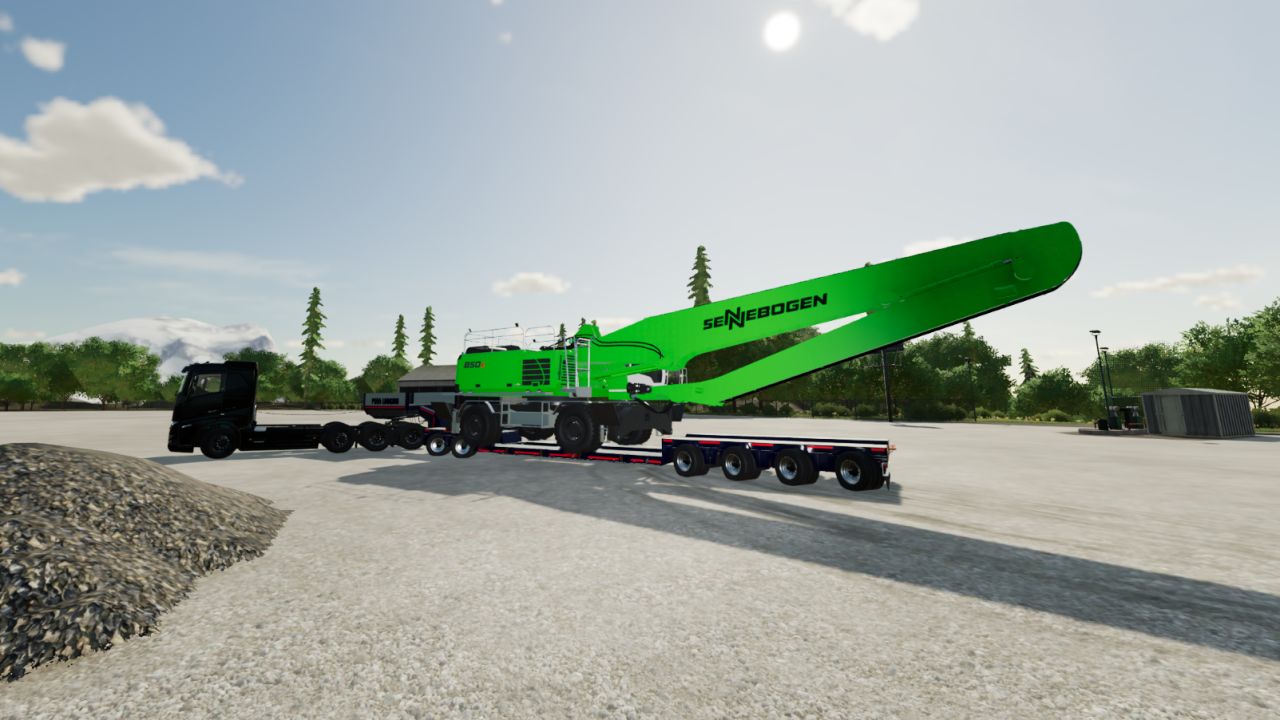 Manipulador de materiales Sennebogen FS22 - KingMods