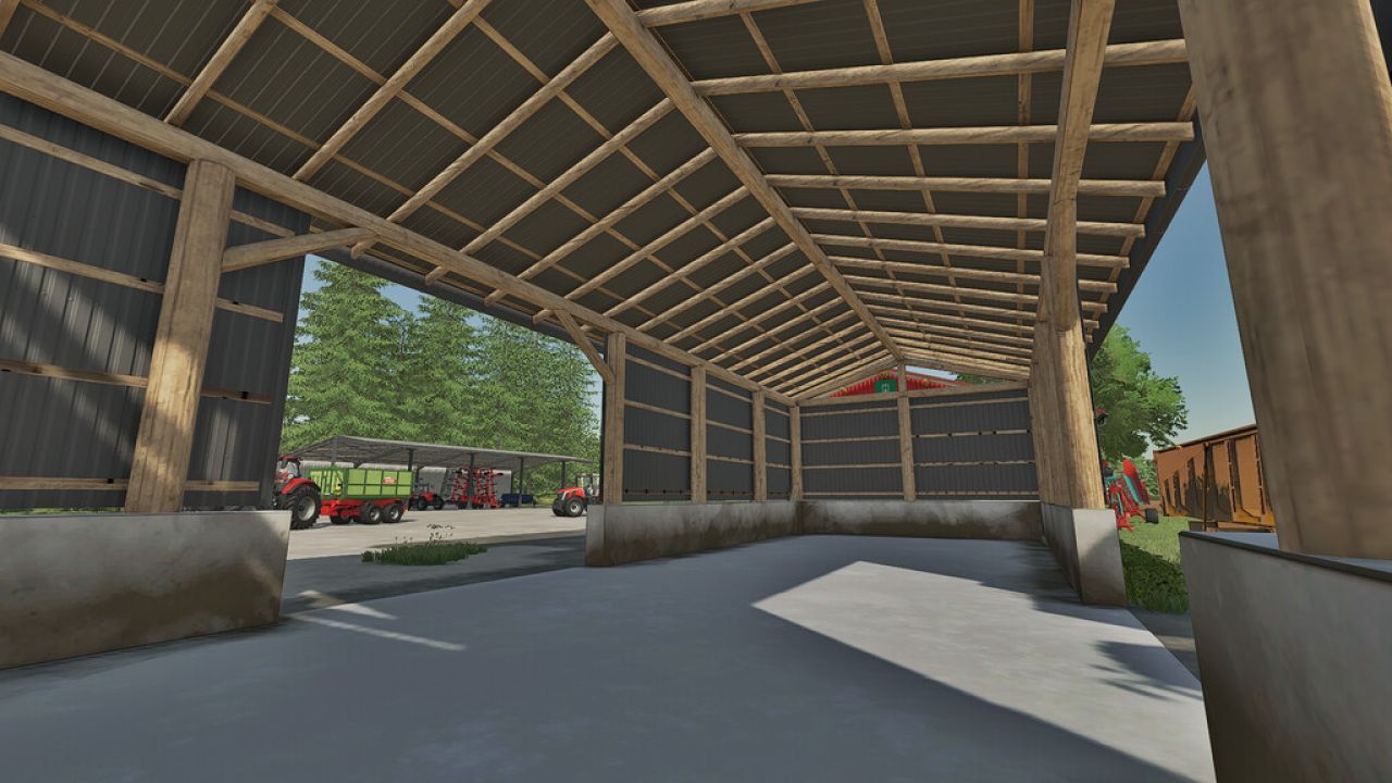 Hangar Avec Passage FS22 - KingMods