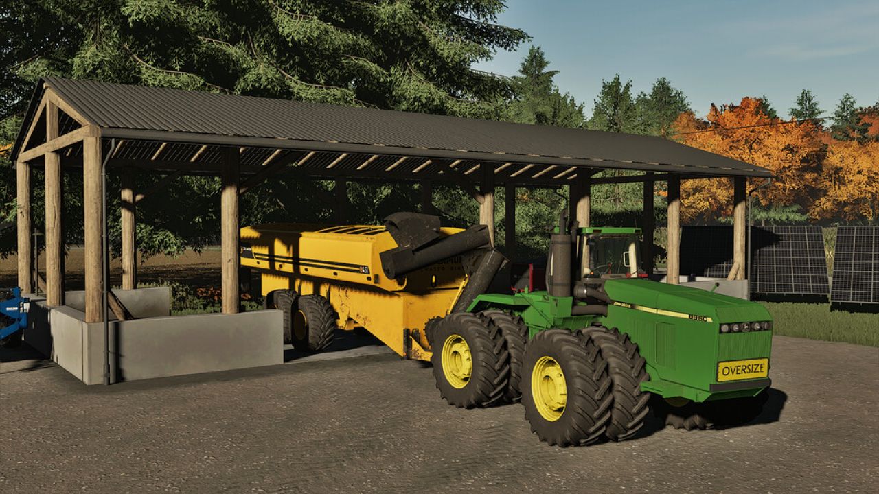 Hangar Avec Passage FS22 - KingMods