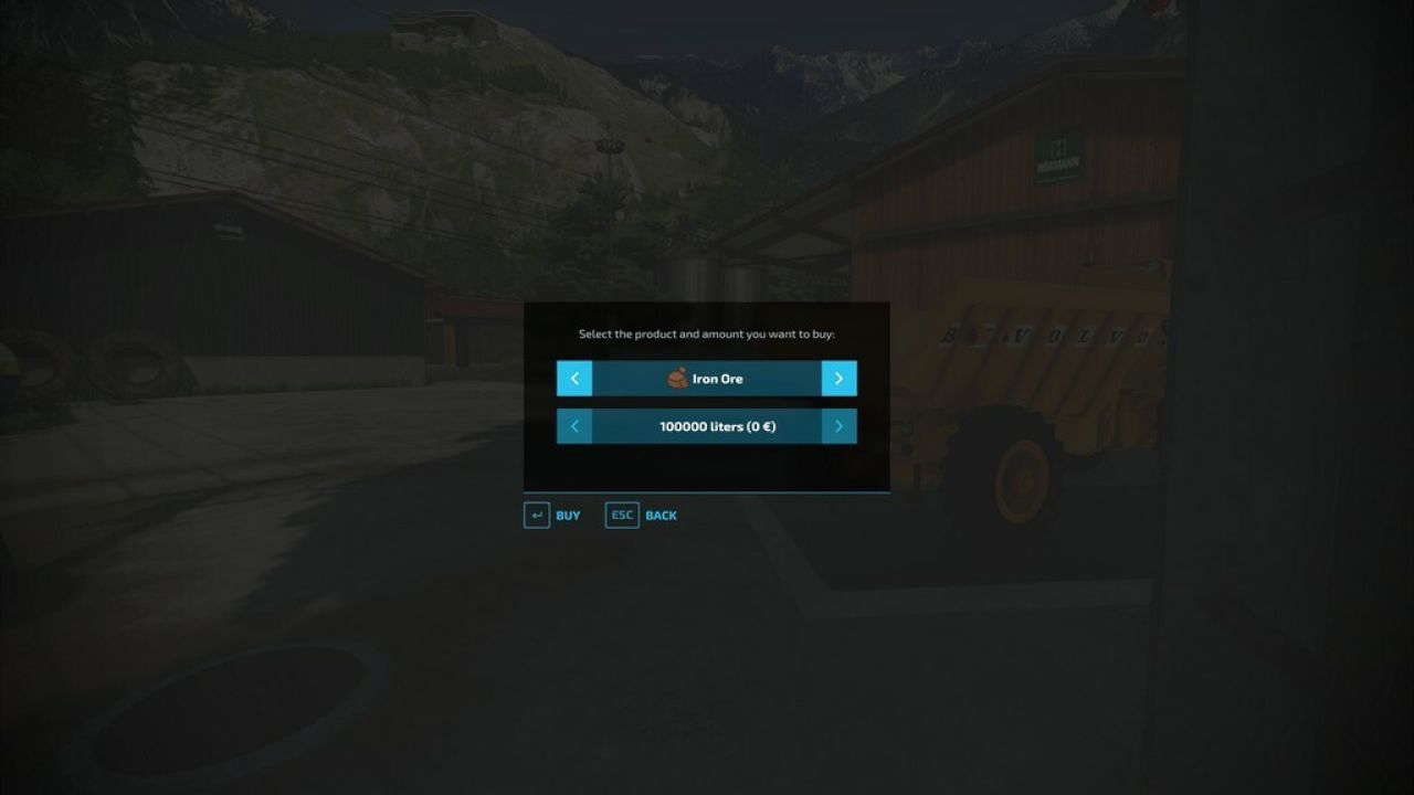 Small Iron Ore Silo FS22 - KingMods