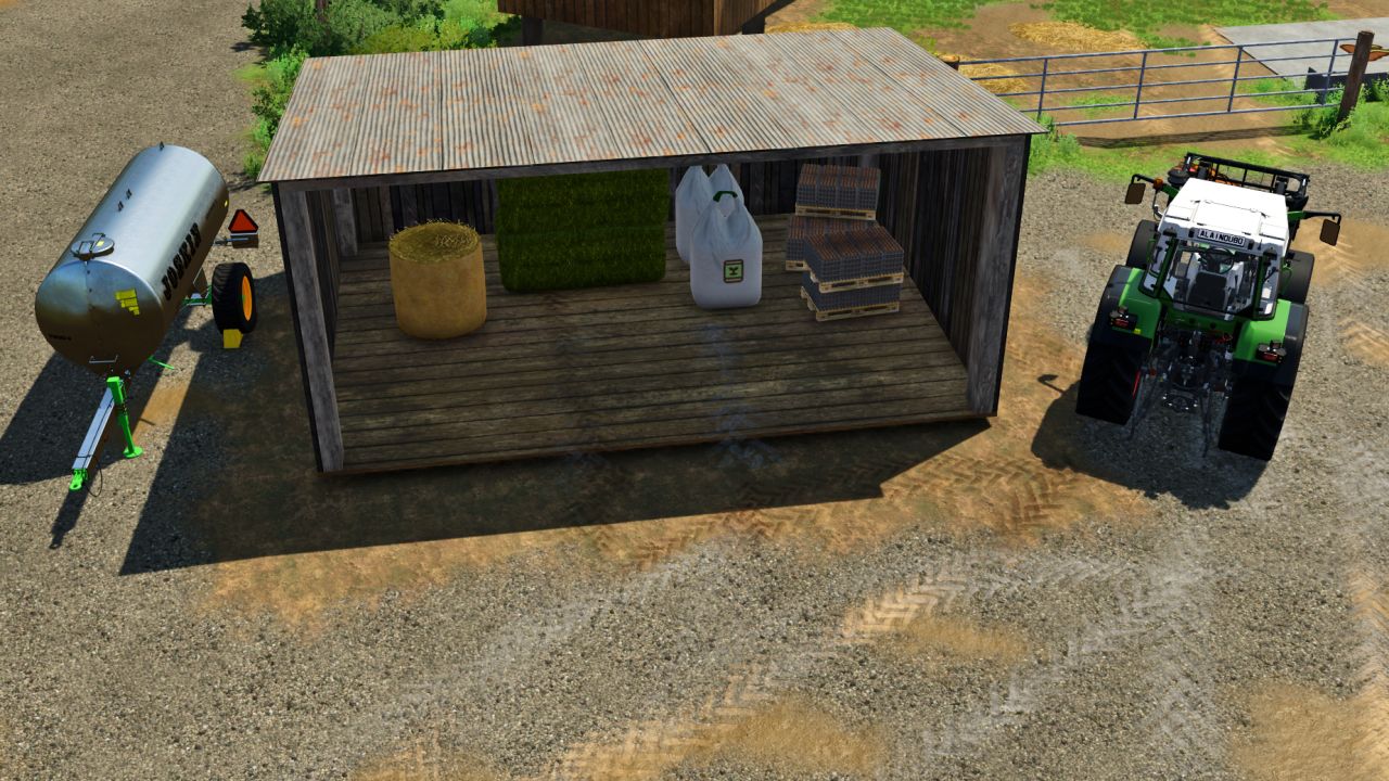 Small storage building FS22 - KingMods