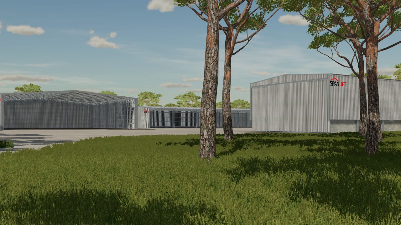 SpanLift Aussie Sheds FS22 - KingMods