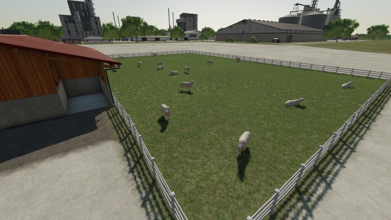 Stables With Larger Pastures FS22 - KingMods