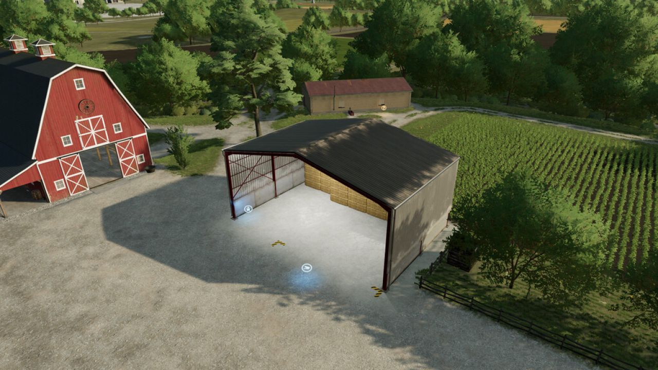 Straw Storage FS22 - KingMods