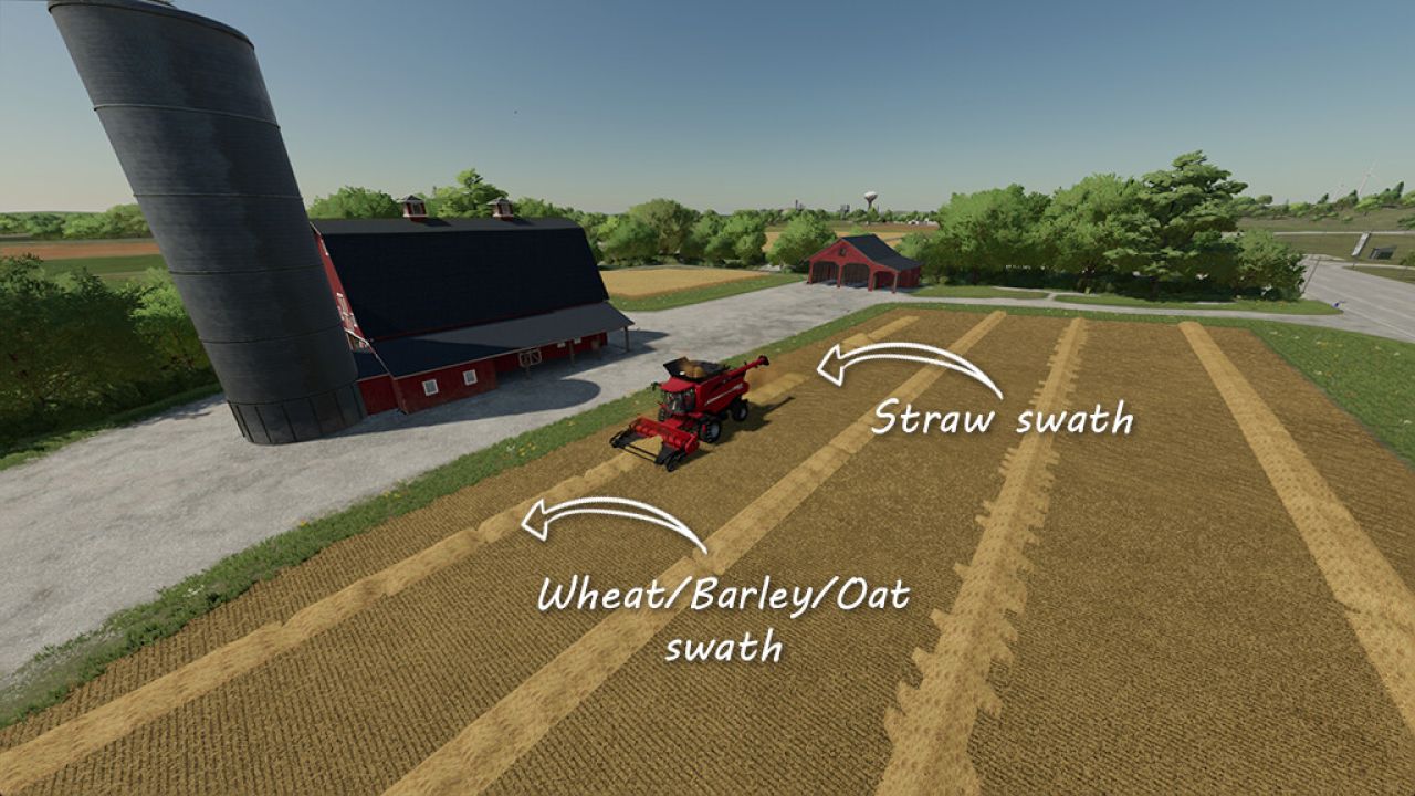 Swathing Addon FS22 - KingMods