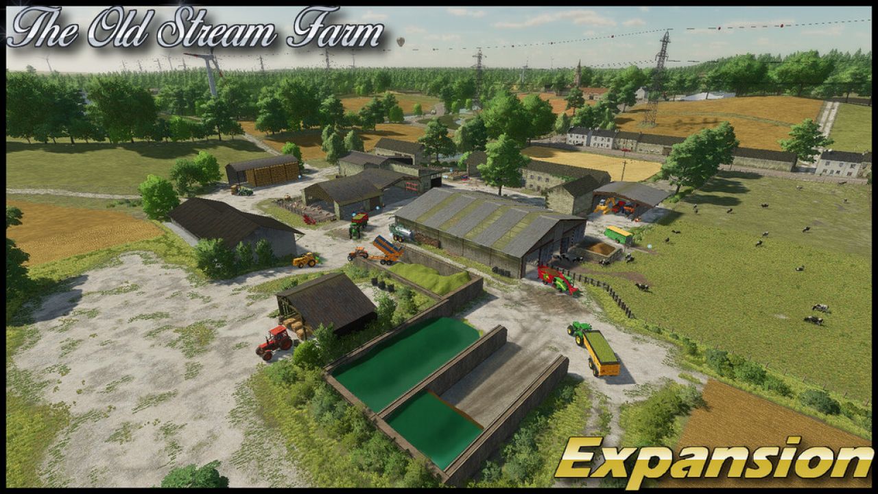 The Old Stream Farm Expansion FS22 - KingMods The Old Stream Farm Expansion FS22 - KingMods