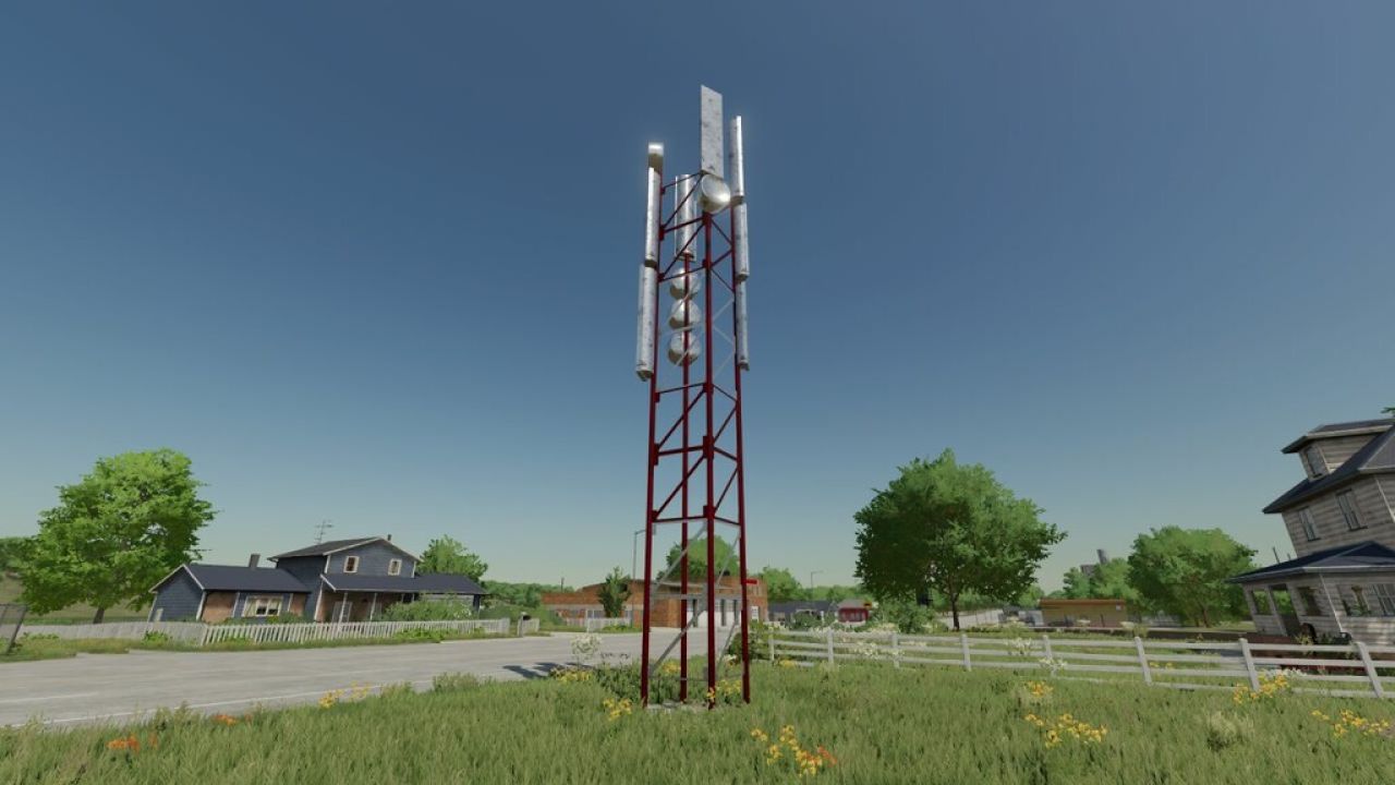 Transmitter Tower Pack FS22 - KingMods