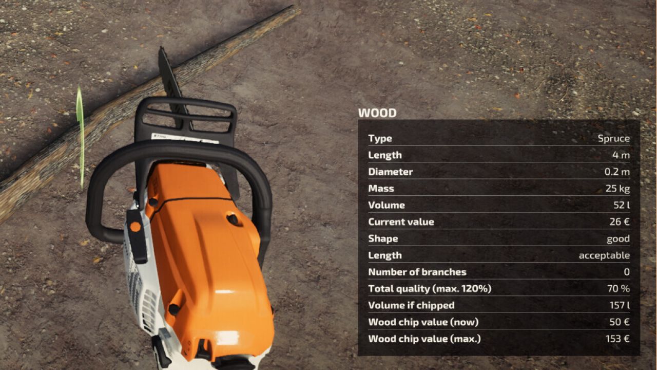 Tree Value Info FS22 - KingMods
