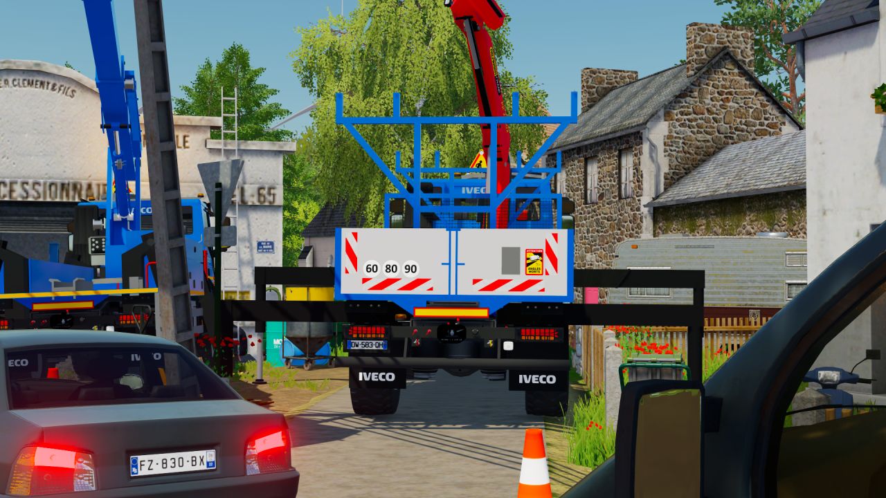 Camion Grue Iveco X-Way Enedis FS22 - KingMods