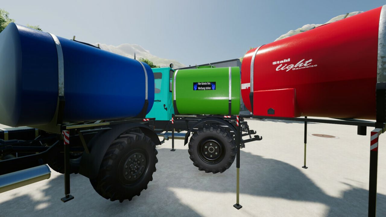 Unimog Aufbautanks LS22 - KingMods
