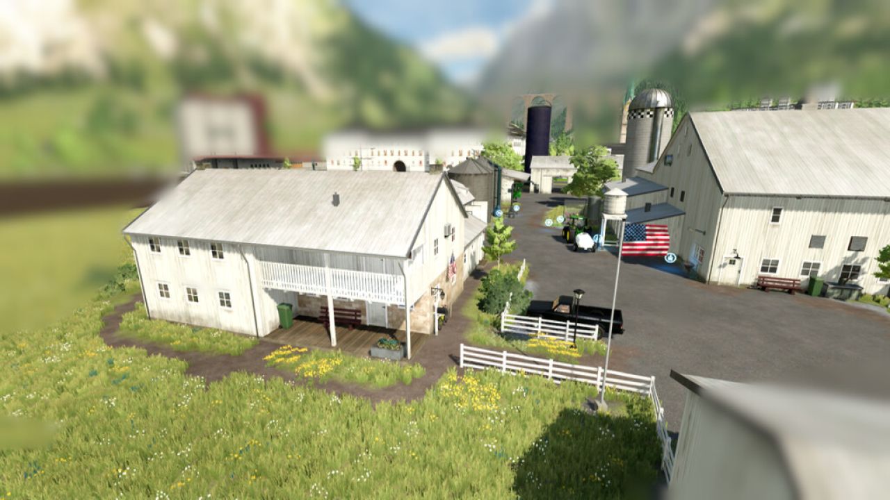 Pack de construction USA White Farm FS22 - KingMods
