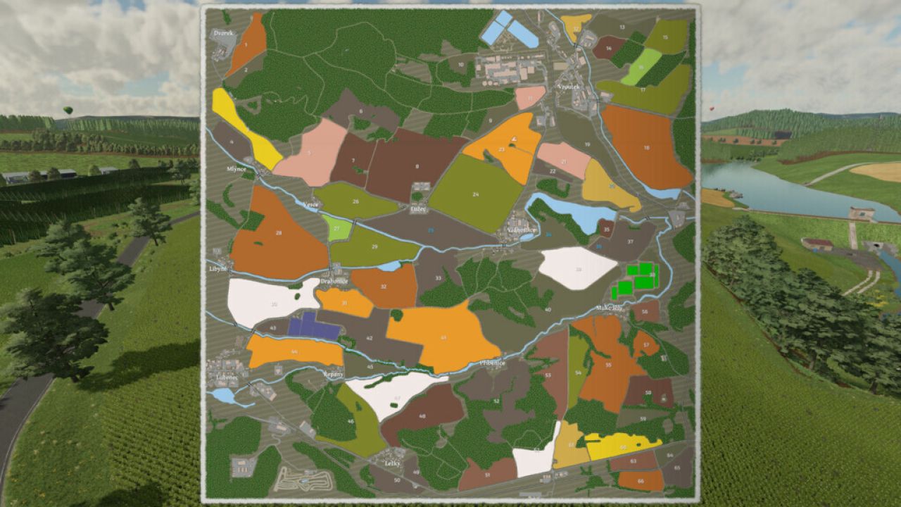 Vidhostice Map FS22 - KingMods