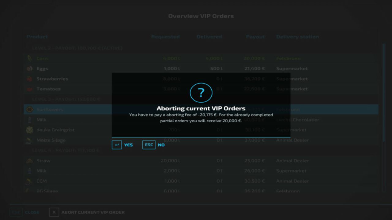 VIP Order Manager FS22 - KingMods