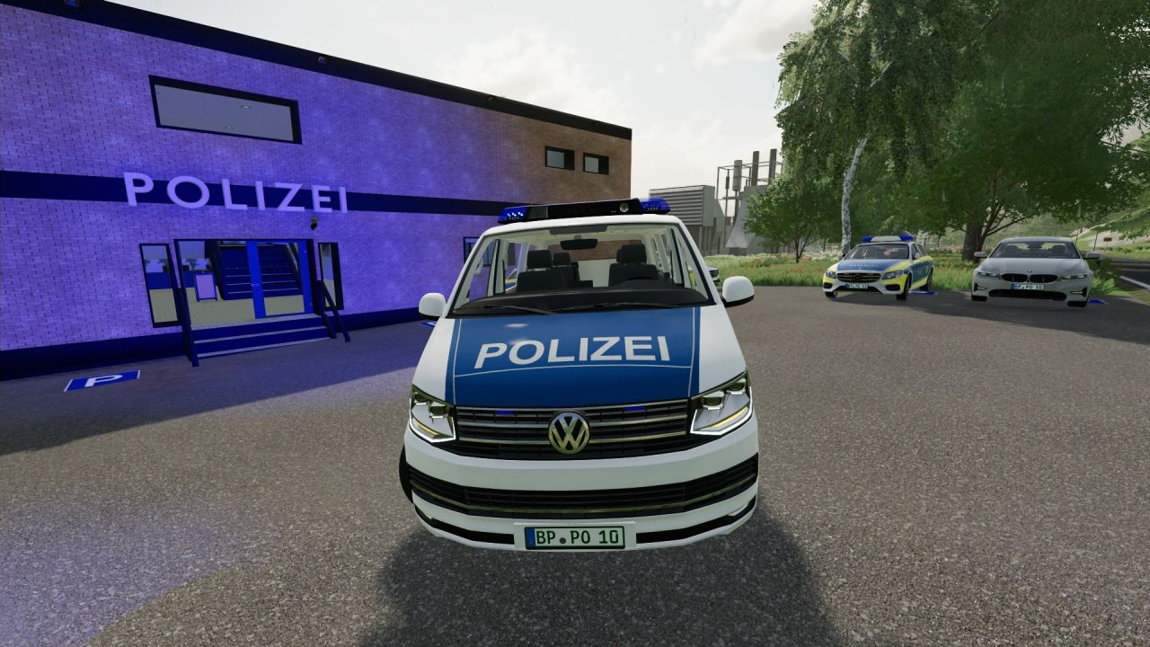 Bus Volkswagen de la Police Fédérale FS22 - KingMods