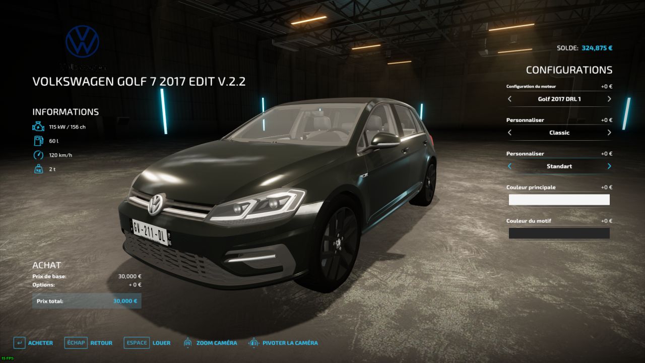 Volkswagen Golf VII 2017 FS22 - KingMods
