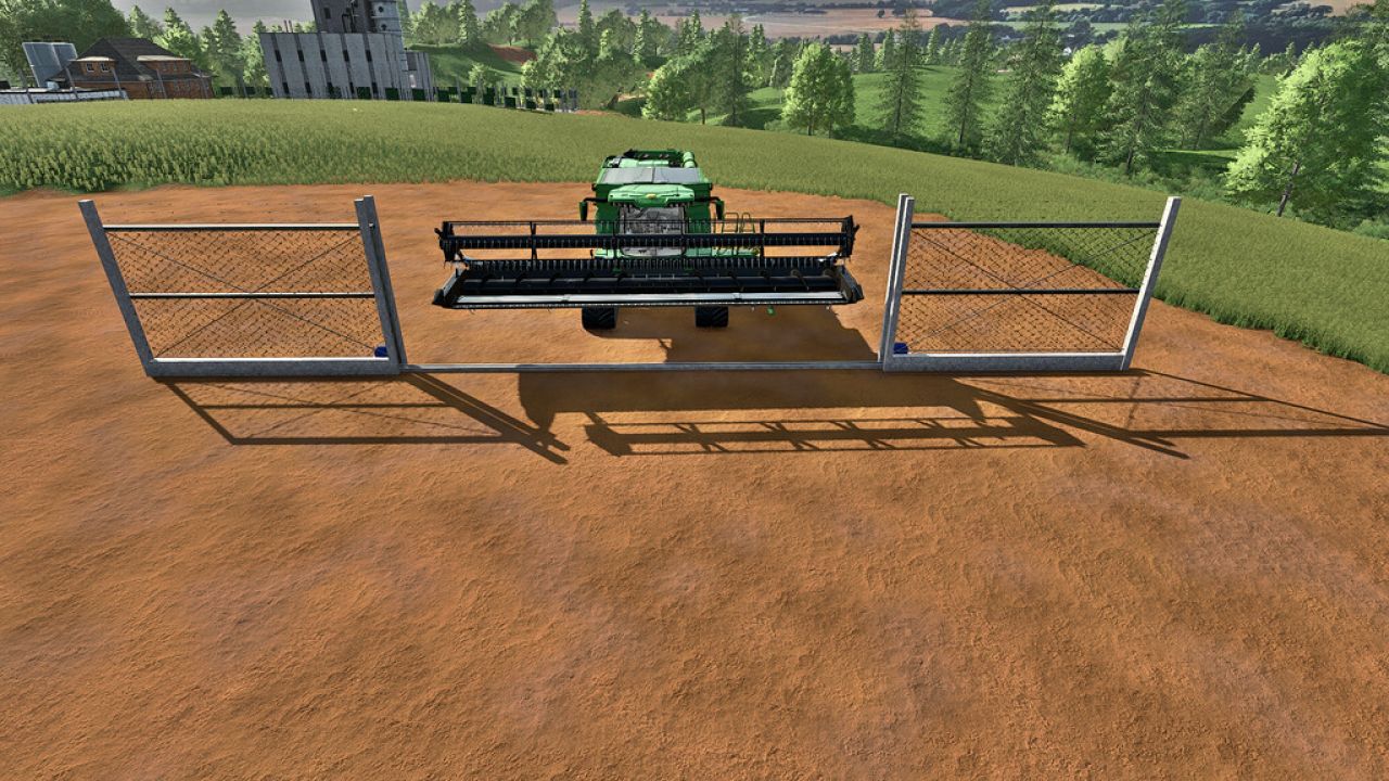 Wired Fence And Rail Gate FS22 - KingMods