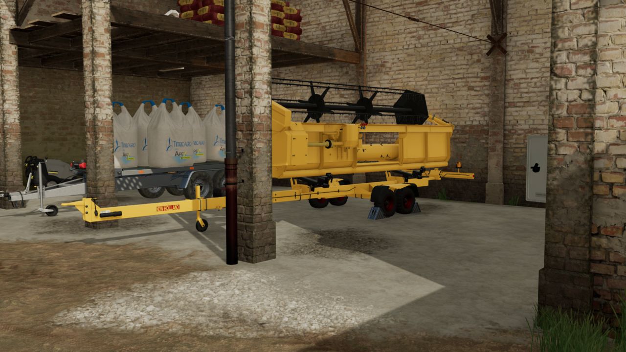 Cutting + Cutting trolley New Holland TX32 Pack - FS22 Work-In-Progress - KingMods