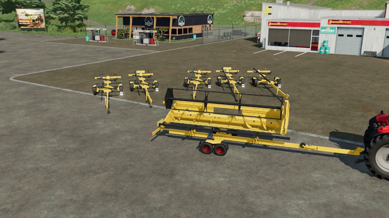 Coupe + Chariot de coupe New Holland TX32 Pack - Work-In-Progress FS22 ...