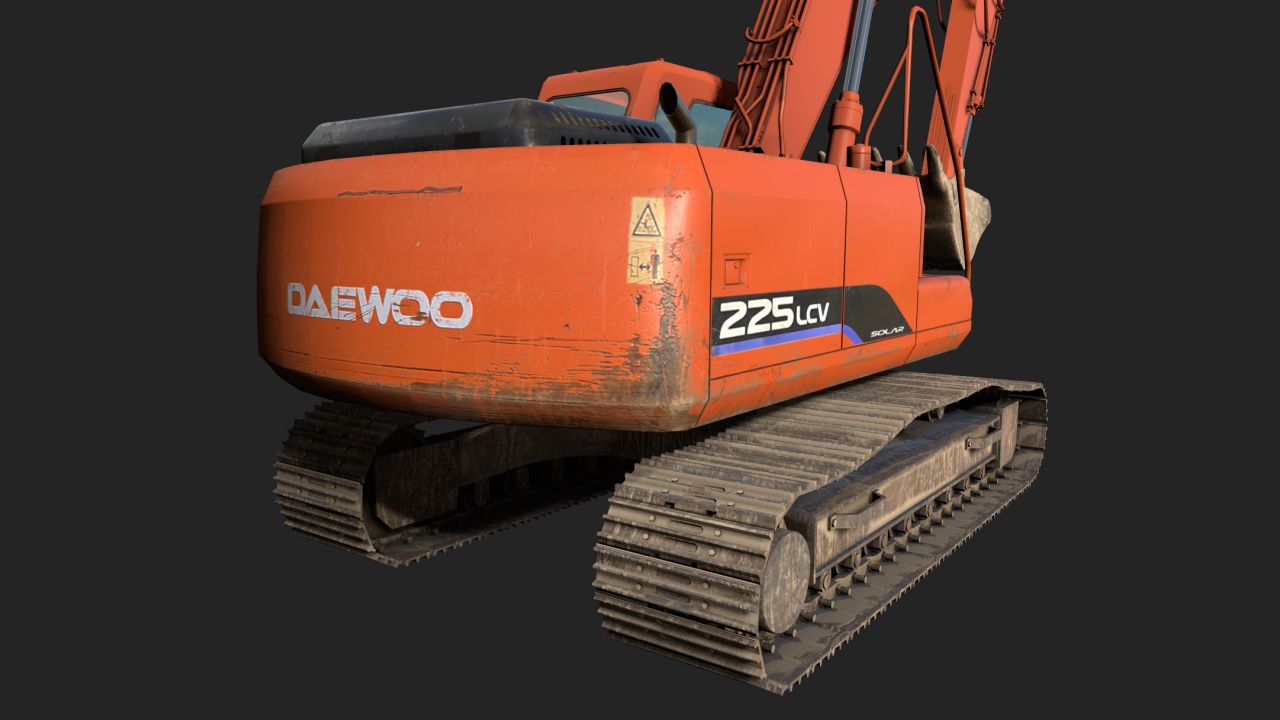 Doosan Daewoo Solar 225 LC-V - LS22 Work-In-Progress - KingMods