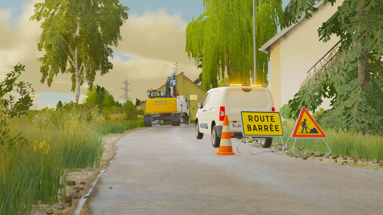 Paneles temporales franceses V2 - Work-In-Progress FS22 - KingMods