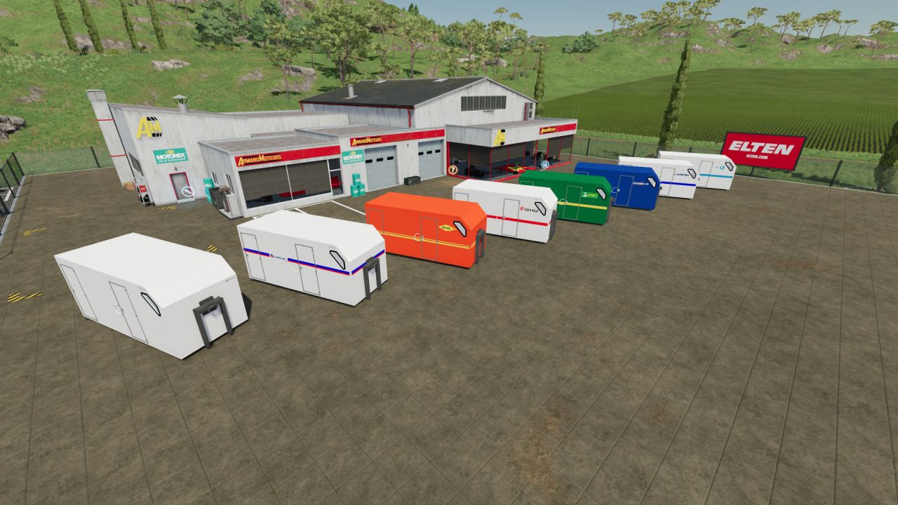 Cabane de chantier ampliroll GRUAU - Work-In-Progress FS22 - KingMods