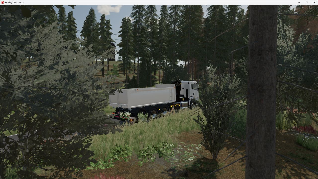 MAN Tridem Ampiroll Grue - FS22 Work-In-Progress - KingMods