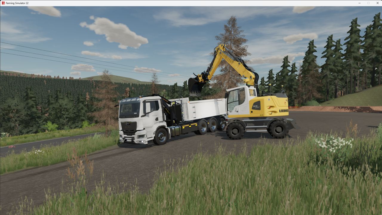 MAN Tridem Ampiroll Grue - Work-In-Progress FS22 - KingMods