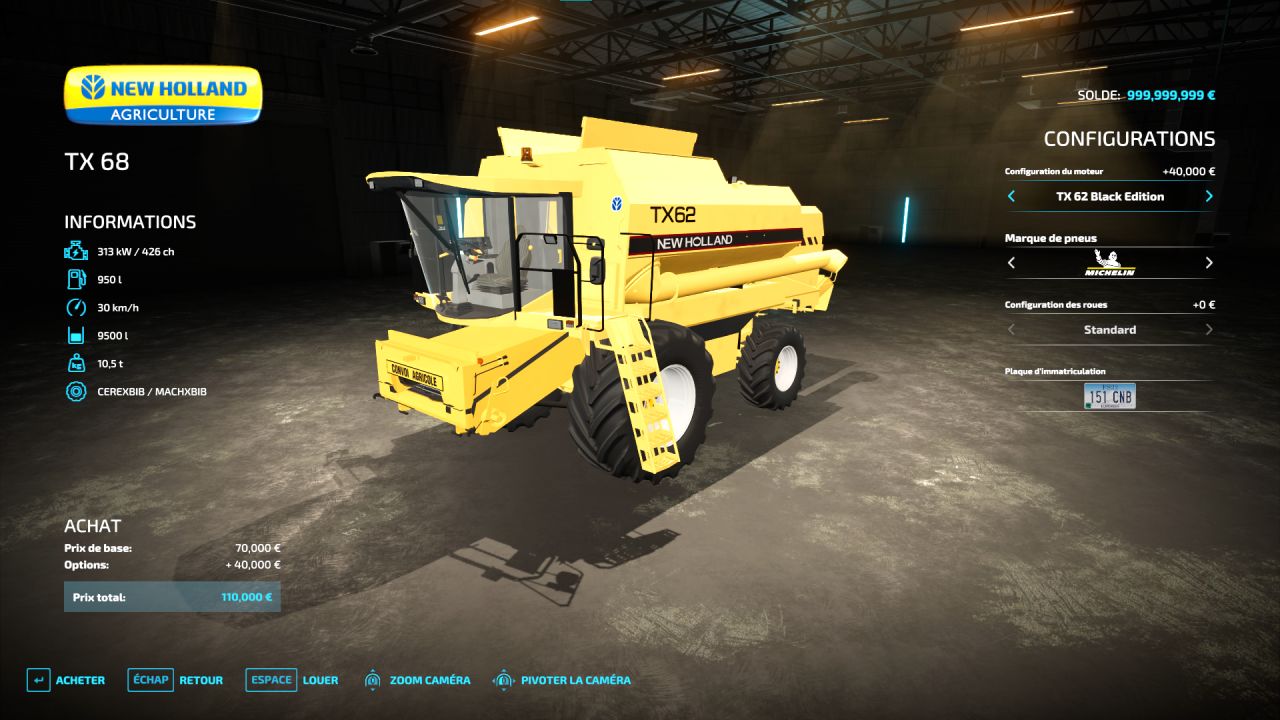 New Holland TX 62 / TX 68 Plus Pack - FS22 Work-In-Progress - KingMods